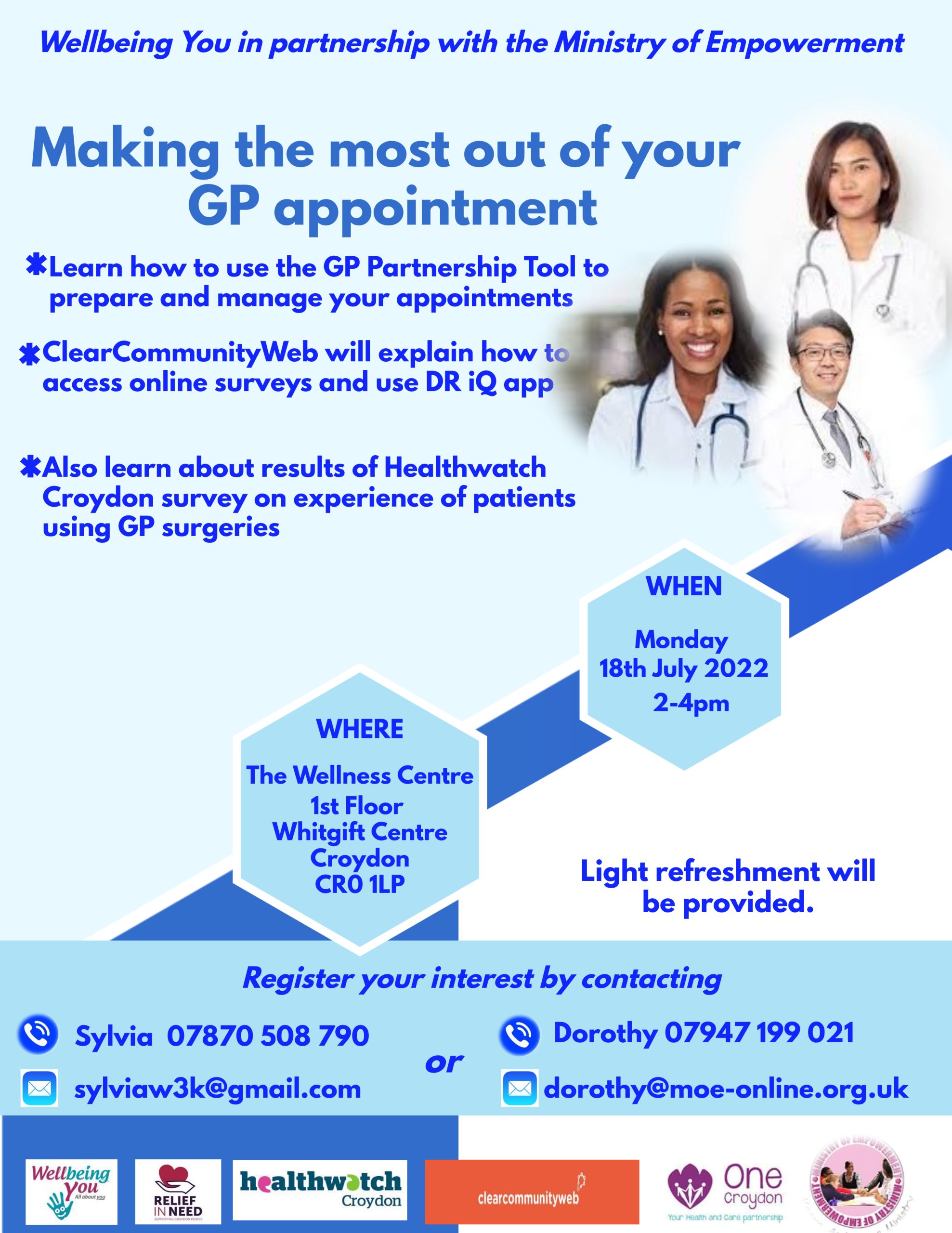 Your GP appointments – Ministry of Empowerment