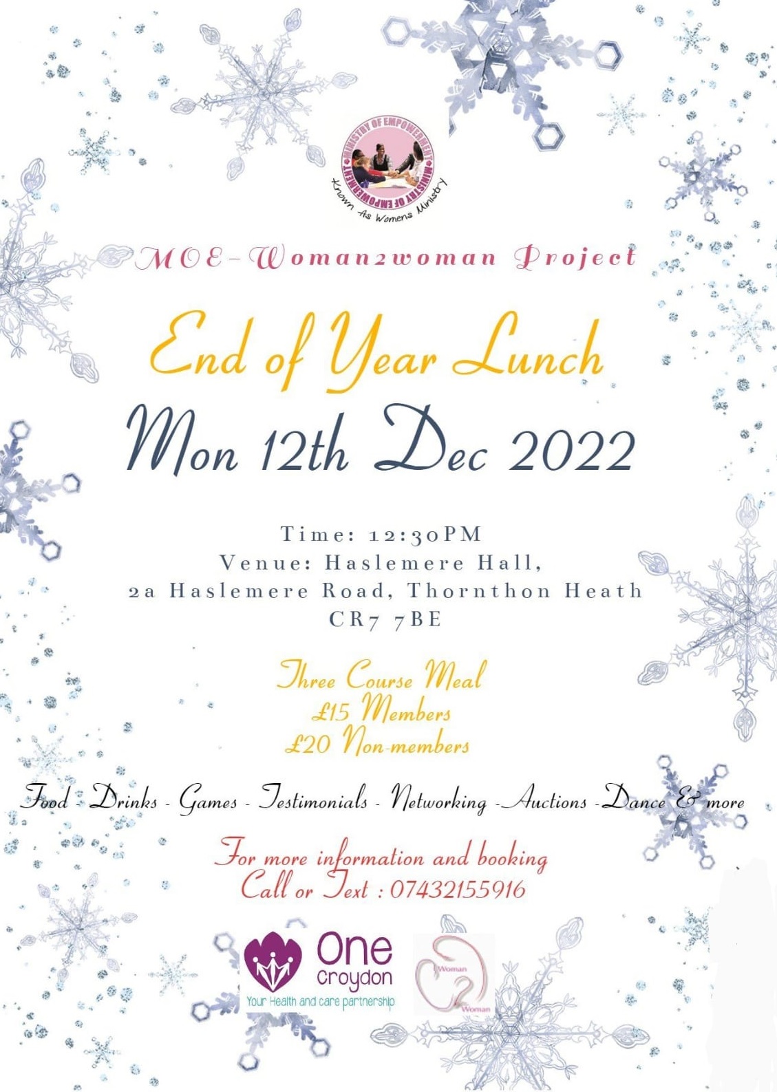 2022 END OF YEAR CELEBRATION- NOT TO BE MISSED!!! – Ministry of Empowerment